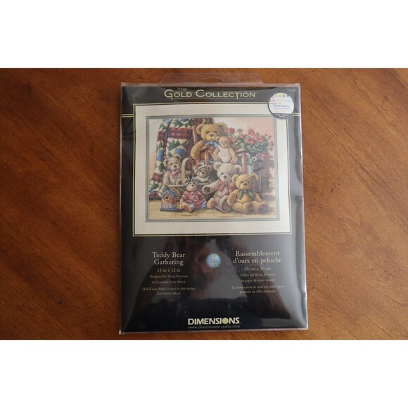 Accents | Dimensions Gold Collection Teddy Bear Gathering Cross Stitch ...